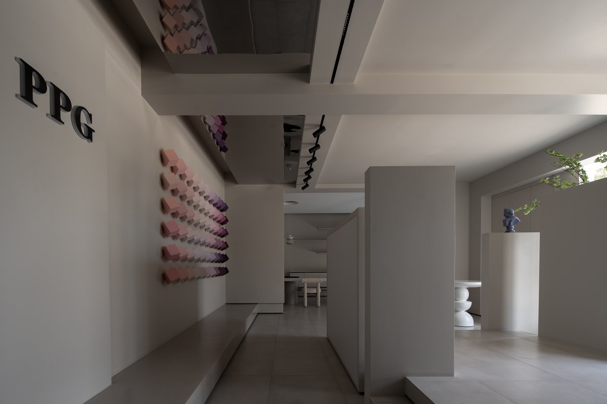 YinjiSpace - Chenyii Space Design Office x PPG Master Paint Exhibition Hall